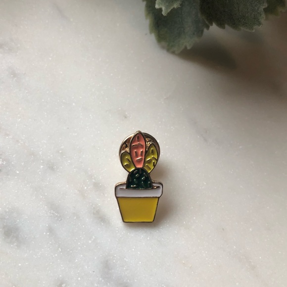 Jewelry | Colorful Cactus Enamel Pin | Poshmark
